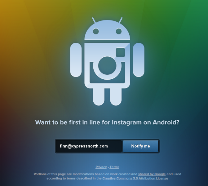 Instagram For Android: Now Accepting Sign-Ups
