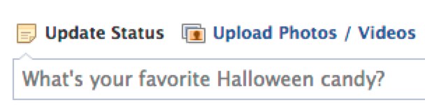 Facebook Update Status Box Now Prompting Users With Halloween-Related ...