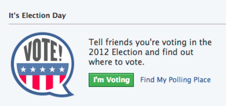 Facebook Offers Real Time Map Of "America Votes 2012"