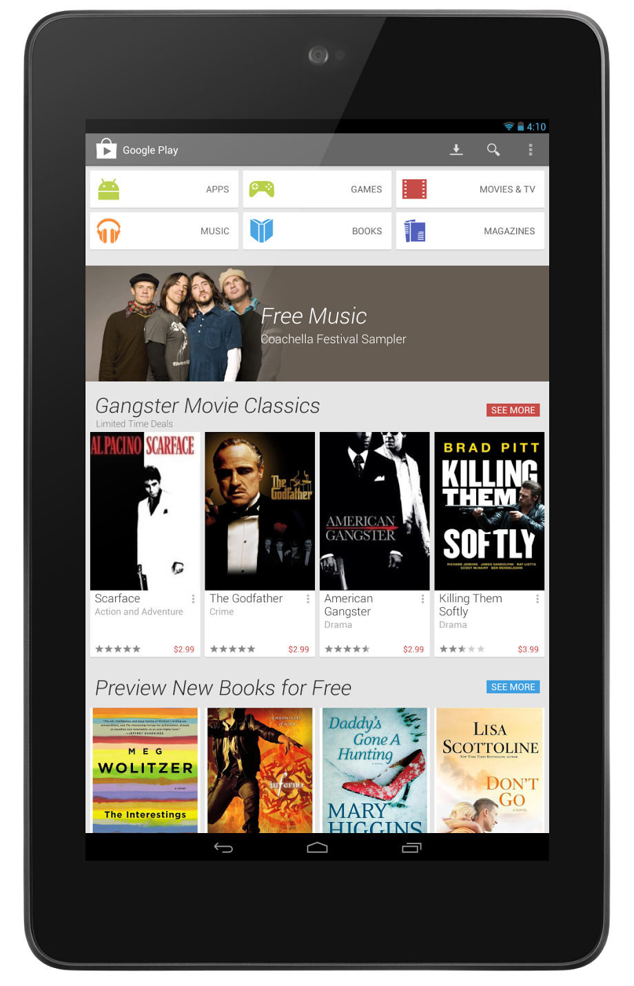 Android Gives Google Play A Fresh Look For Spring