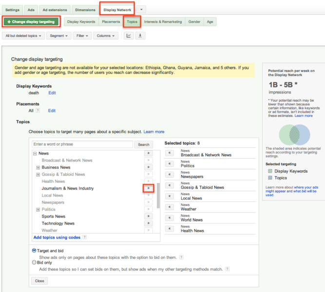 Topic Targeting Teamwork