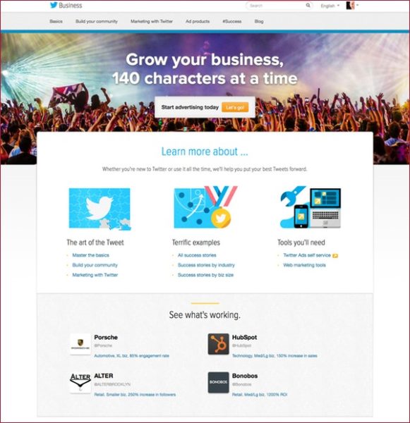 Twitter Relaunches Its Twitter For Business Site With More Content, New ...