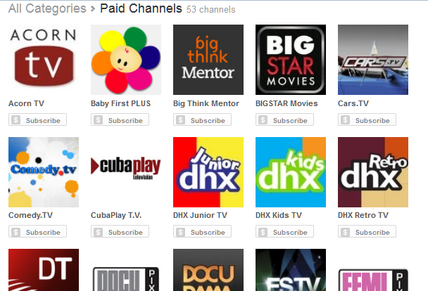 YouTube Launches (Ad-Free) Paid Subscription Channels