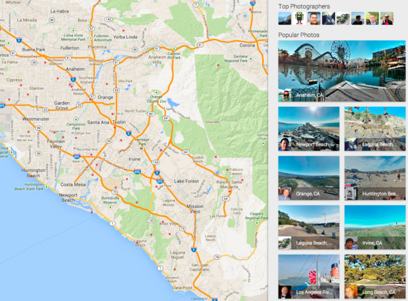 Up Close With Google Views, 360º Photo Spheres Plotted On Google Maps