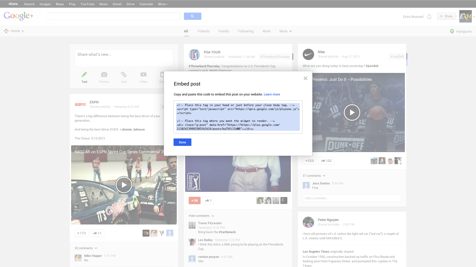 Embedded Posts & Automatic Authorship Attribution Arrive On Google+