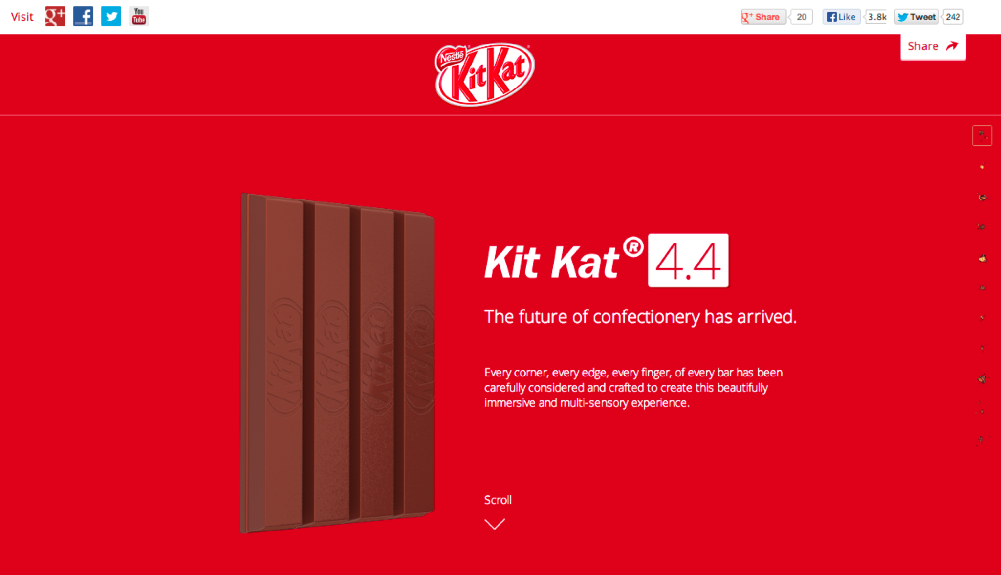 Kit Kat Gets Behind Android KitKat With "Kit Kat 4.4" Candybar Phone Parody Ad & Website