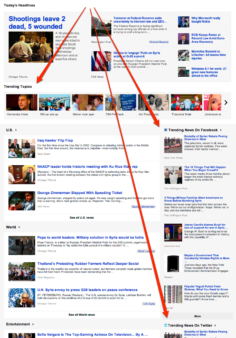 Bing News Now Features Trending Topics From Facebook & Twitter