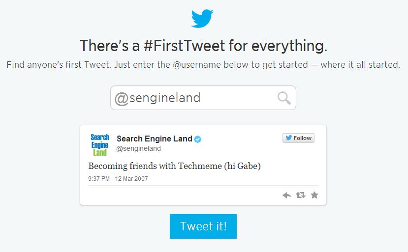 Celebrate Twitter's 8th Birthday By Traveling Back To See Your #FirstTweet