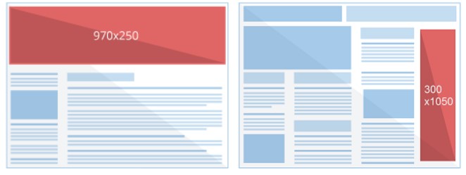 AdSense Gets Two New Large Format Ad Sizes