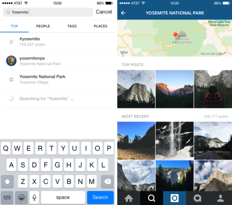Instagram Offers New Explore Page & Search Options