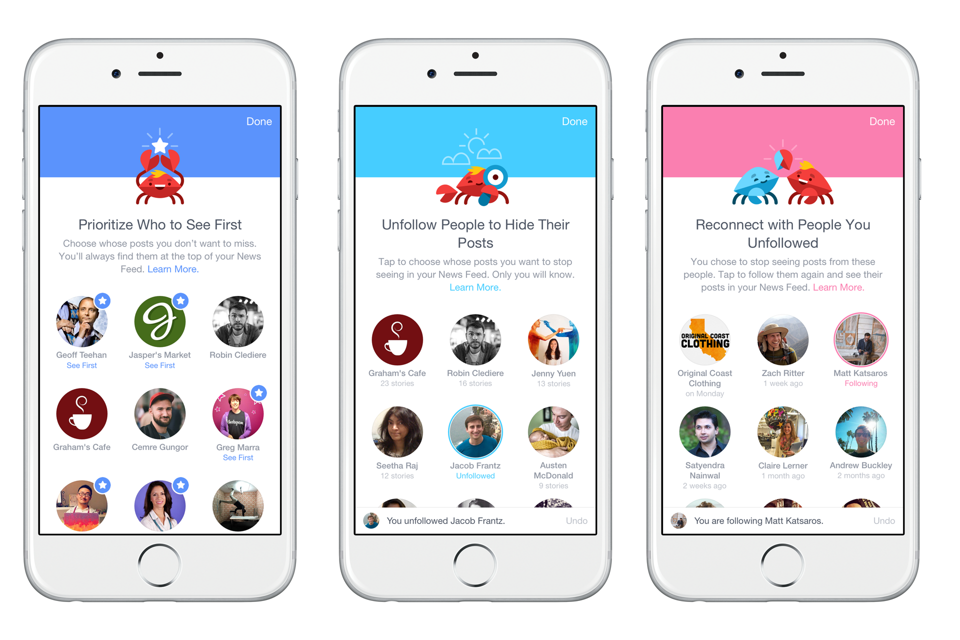 Facebook Lets People Choose What They See First In The News Feed