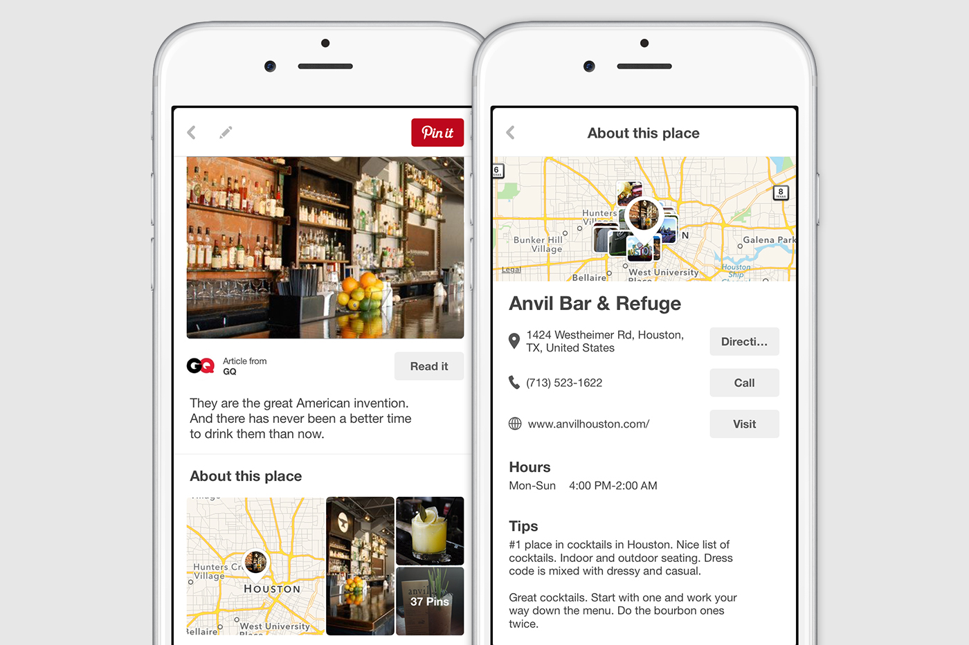 Pinterest Place Pins Now Allow Customers To Contact & Find Local Retailers