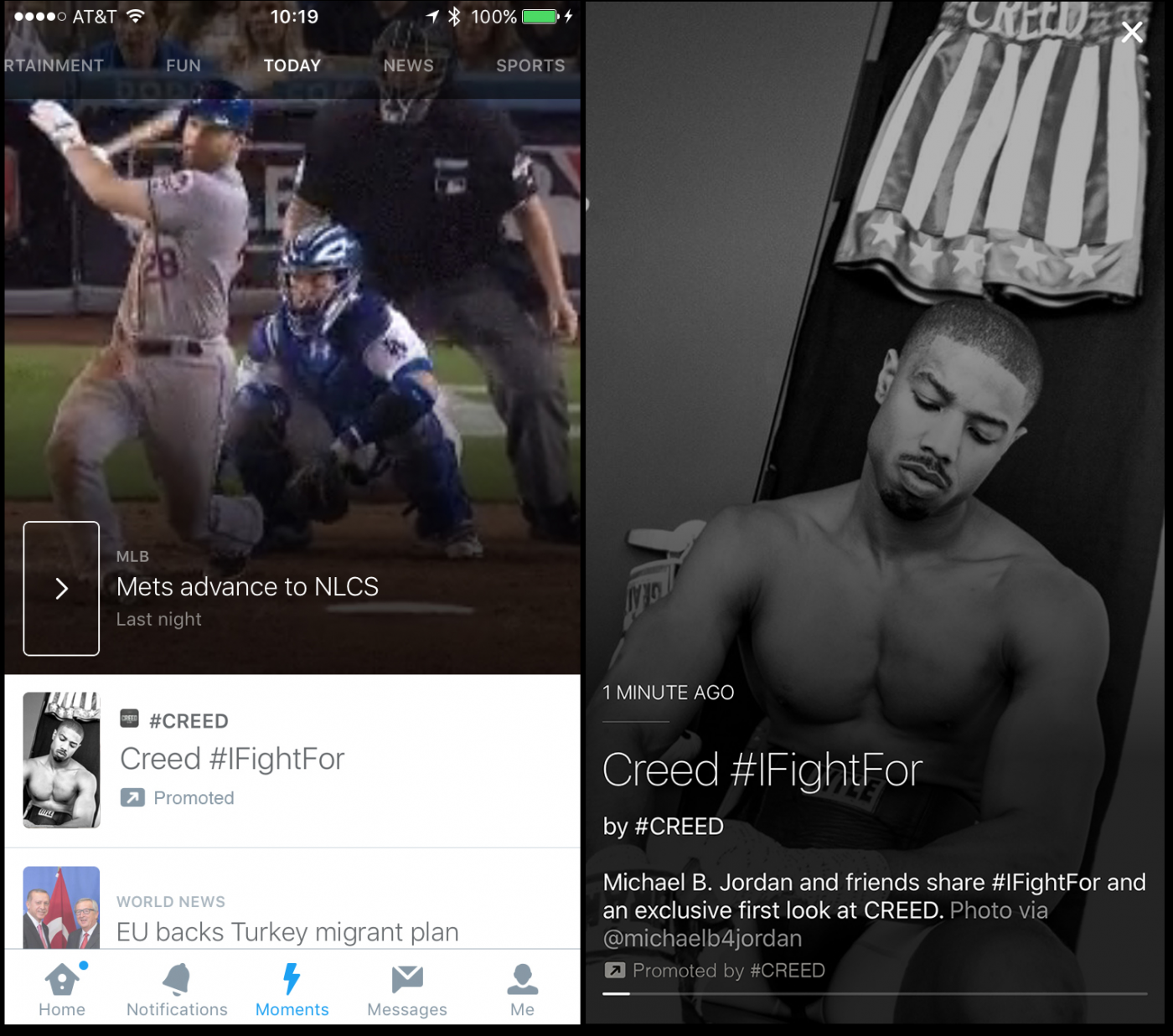 Twitter's Promoted Moments Will Get Its First Test Sunday