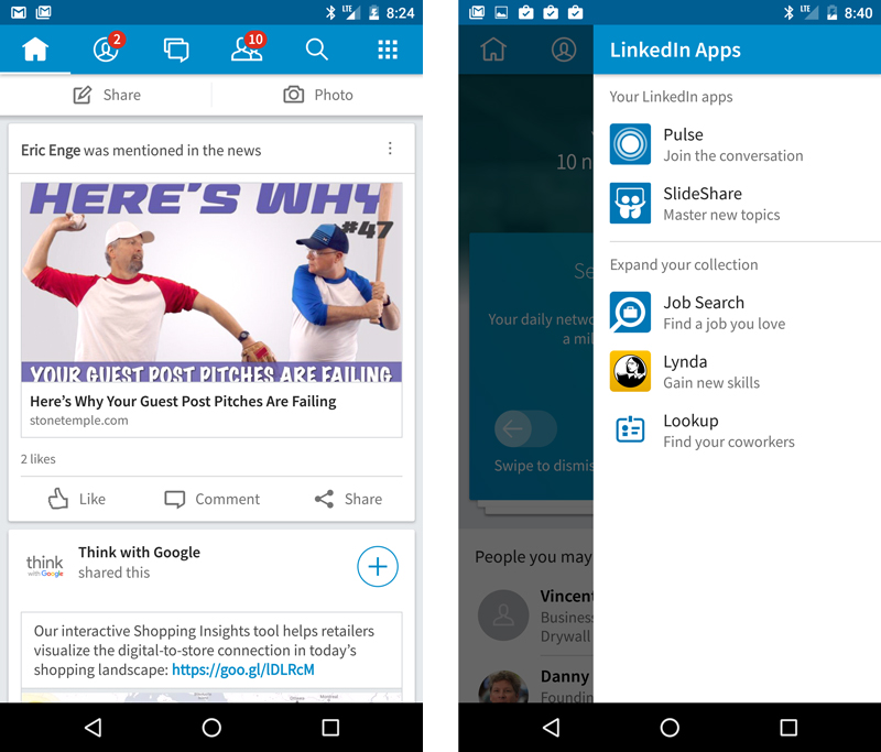 LinkedIn's New "Voyager" App Gets Extreme Makeover & A More Streamlined ...