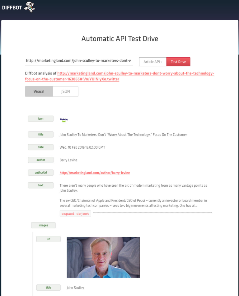 Data Extractor Diffbot Wants To Turn The Web Into The Semantic Web