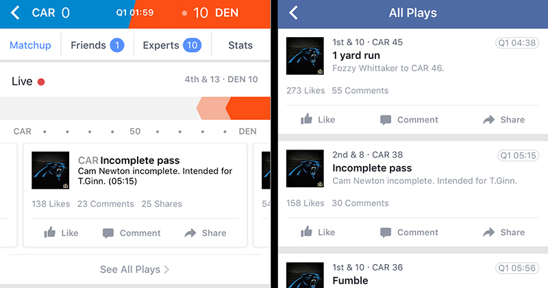 Facebook's Sports Stadium Is No Threat Yet To Twitter's Live Event ...