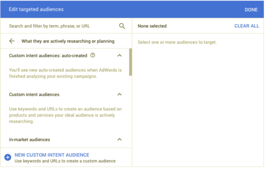 Here's how to use custom intent audiences in your GDN campaigns