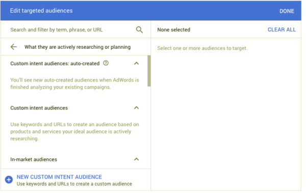 Here's how to use custom intent audiences in your GDN campaigns